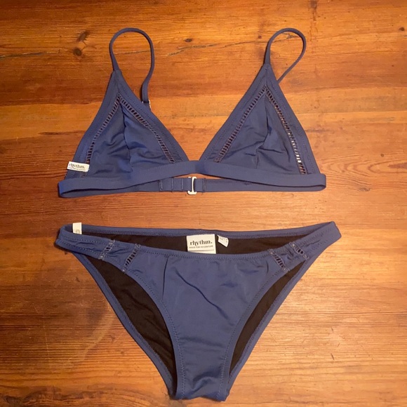 Rhythm. | Swim | Rhythm Bikini Navy Blue | Poshmark